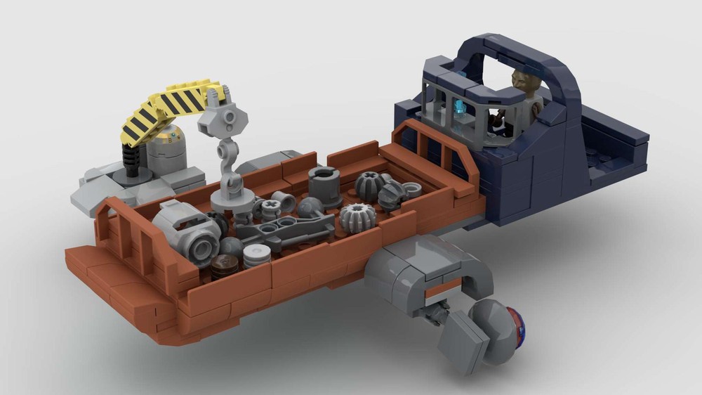 LEGO MOC Garbage Collector Ship by PauloJorgeRamos | Rebrickable ...