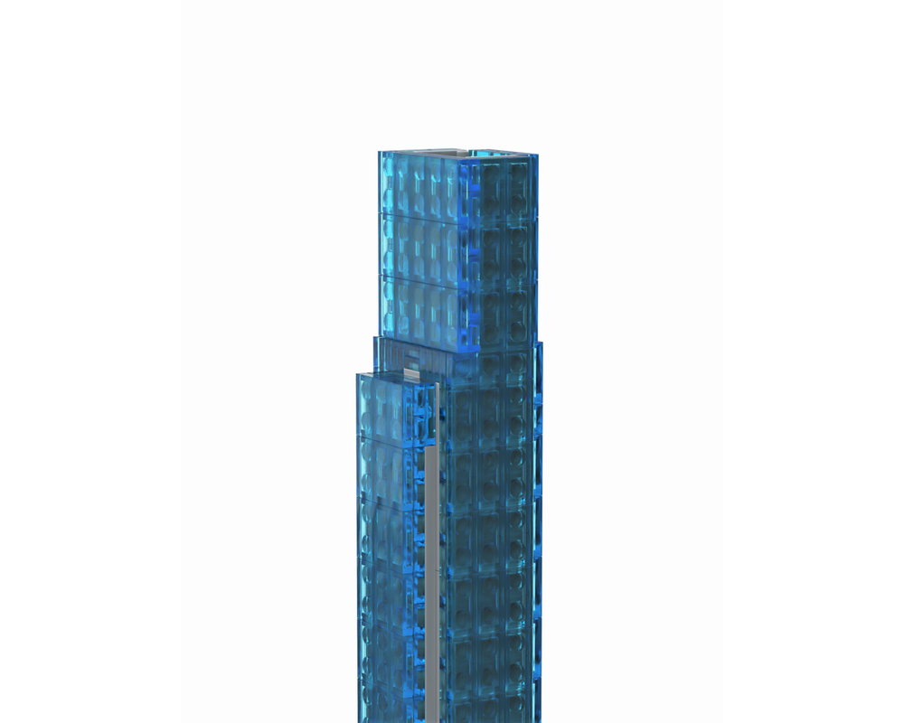 Lego Moc Central Park Tower 1800 Scale By Spbrix Rebrickable Build