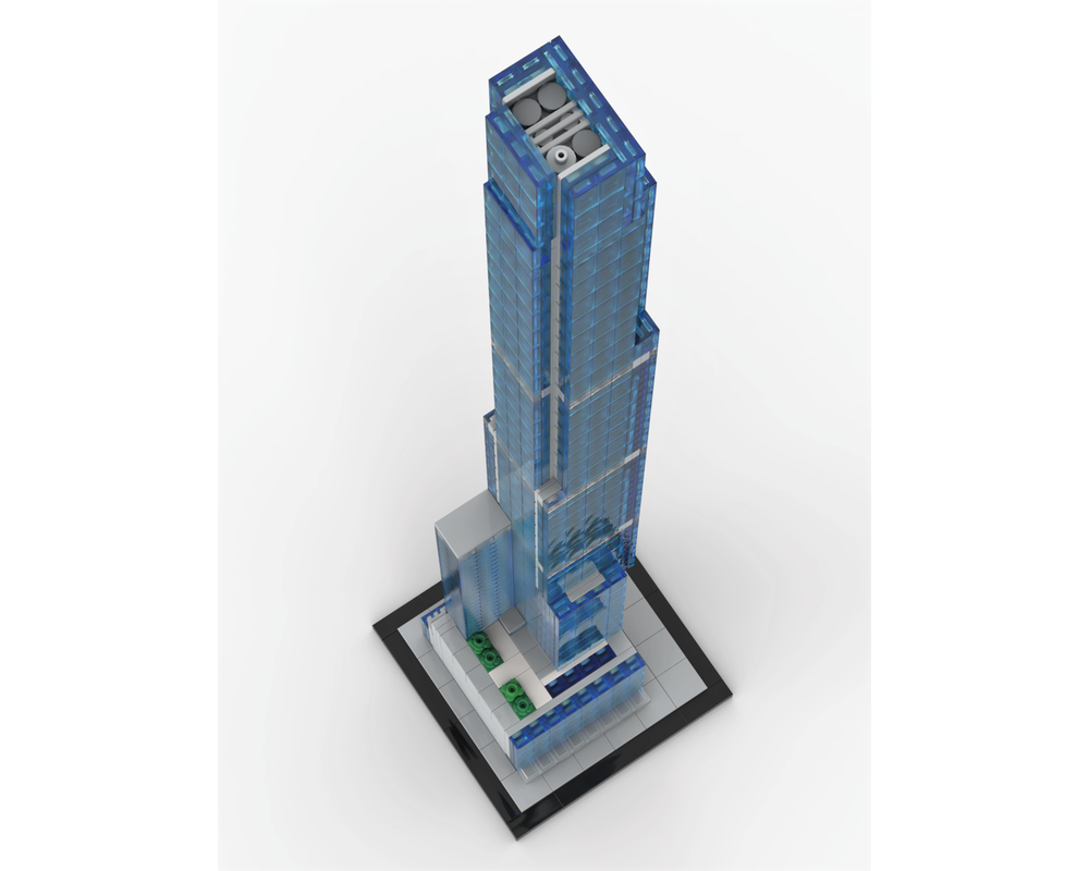 Lego Moc Central Park Tower 1800 Scale By Spbrix Rebrickable Build