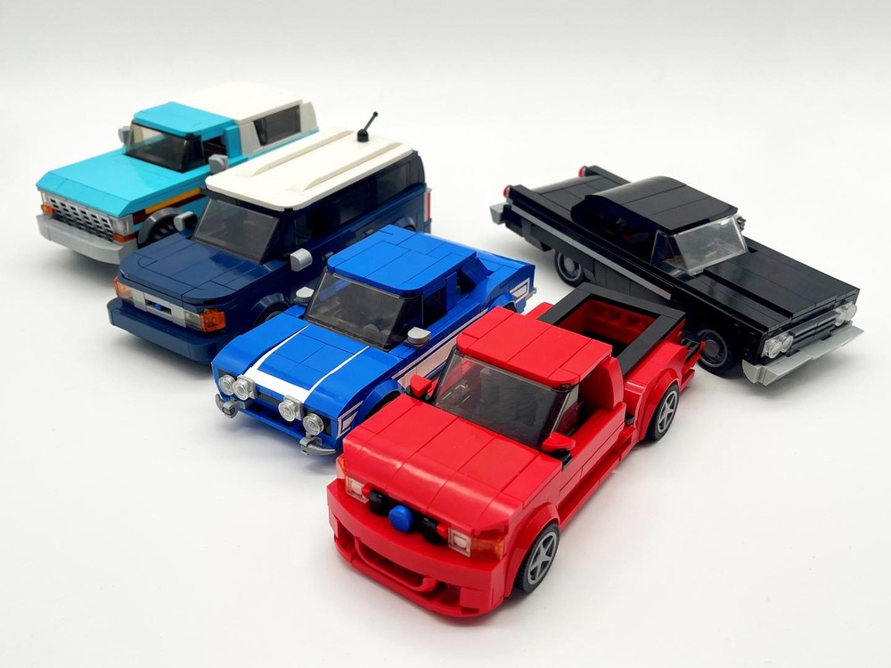 Lego Moc Ford Vehicle Pack 4 Set Of Five Vehicles By Ibrickeditup