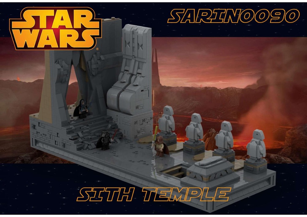 LEGO MOC SW - Sith Temple by Sarinoo90 | Rebrickable - Build with LEGO