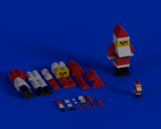 LEGO Set 1555-1 Santa Claus (1986 Seasonal > Christmas) | Rebrickable ...
