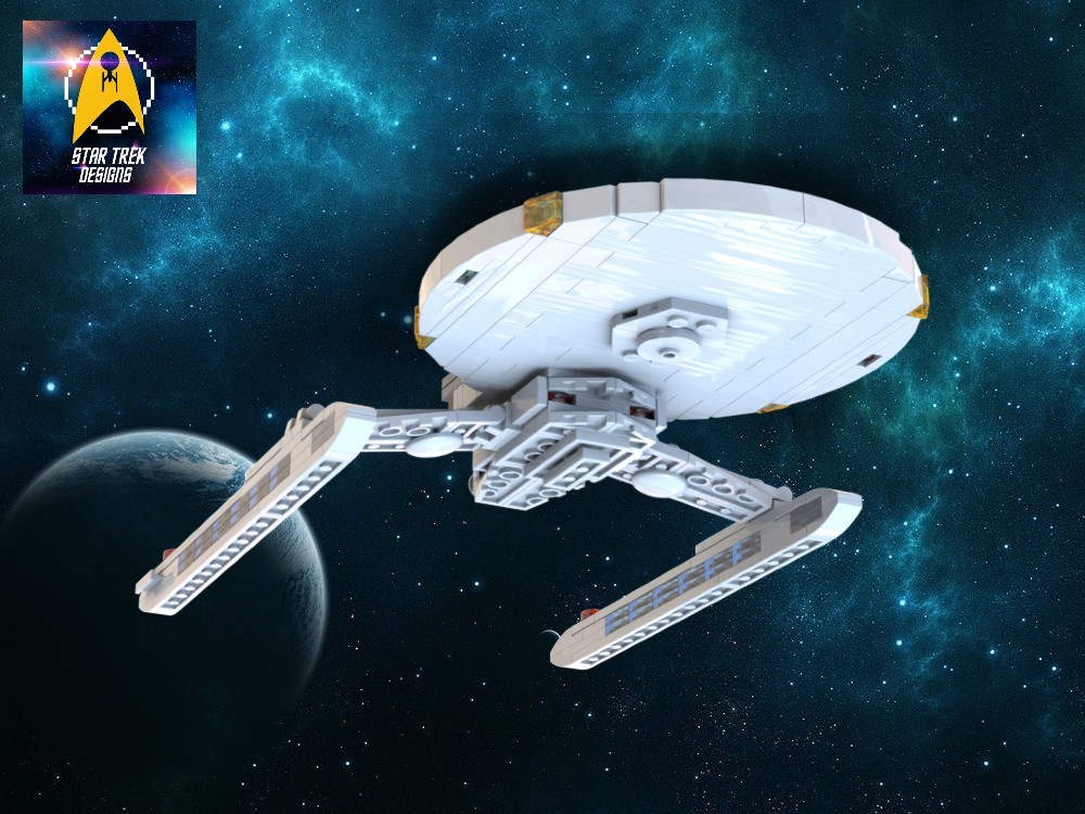 LEGO MOC USS Centaur NCC-42043 by DeansBrickDesigns | Rebrickable ...