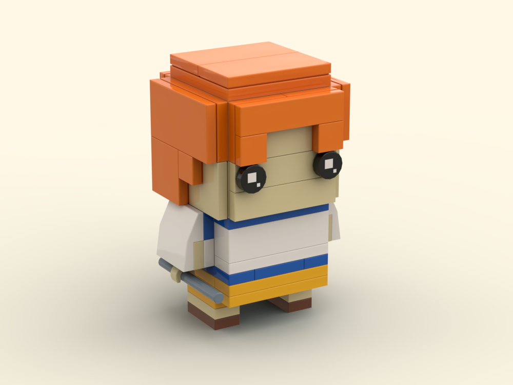 LEGO MOC Nami *Before TS* Brickheadz by Cookie852 | Rebrickable - Build ...