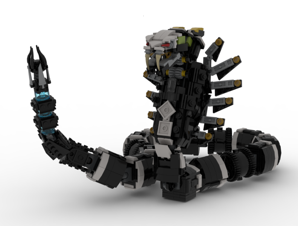 LEGO MOC Slitherfang and Apex Slitherfang from Horizon Forbidden West ...