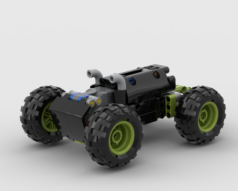 Lego Moc Armored Sport Car 42118 Alternative By Alexgam Rebrickable