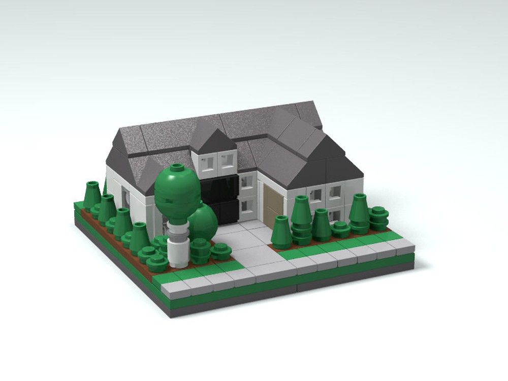 LEGO MOC French Country Style Nano House by Turbo8702 | Rebrickable ...