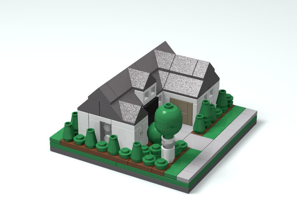 LEGO MOC French Country Style Nano House by Turbo8702 | Rebrickable ...