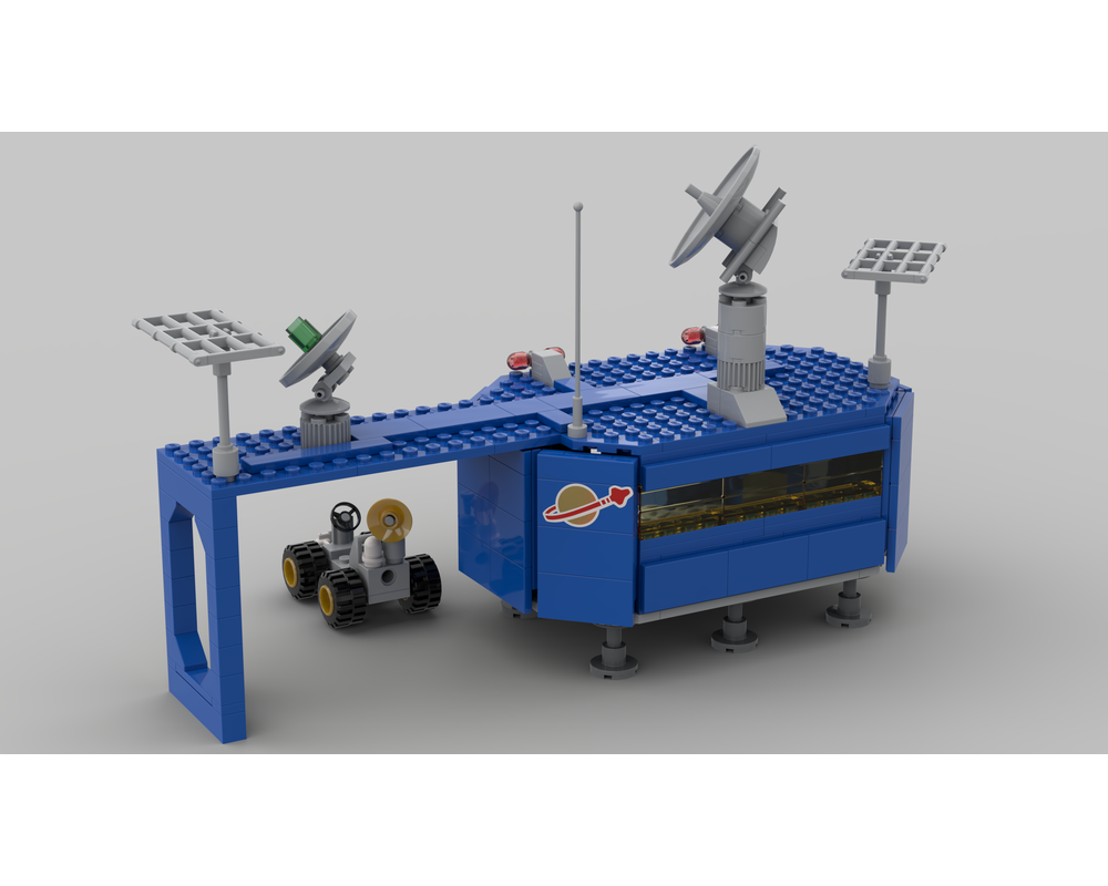 Lego Moc Remake 493 Space Command Center By Heatproofnut Rebrickable