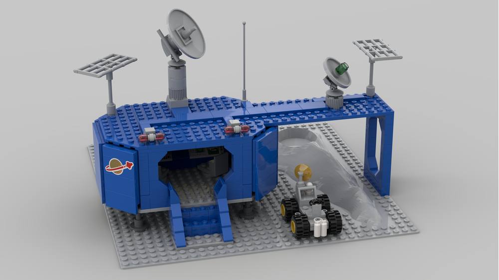 LEGO MOC Remake-493: Space Command Center by HeatproofNut | Rebrickable ...