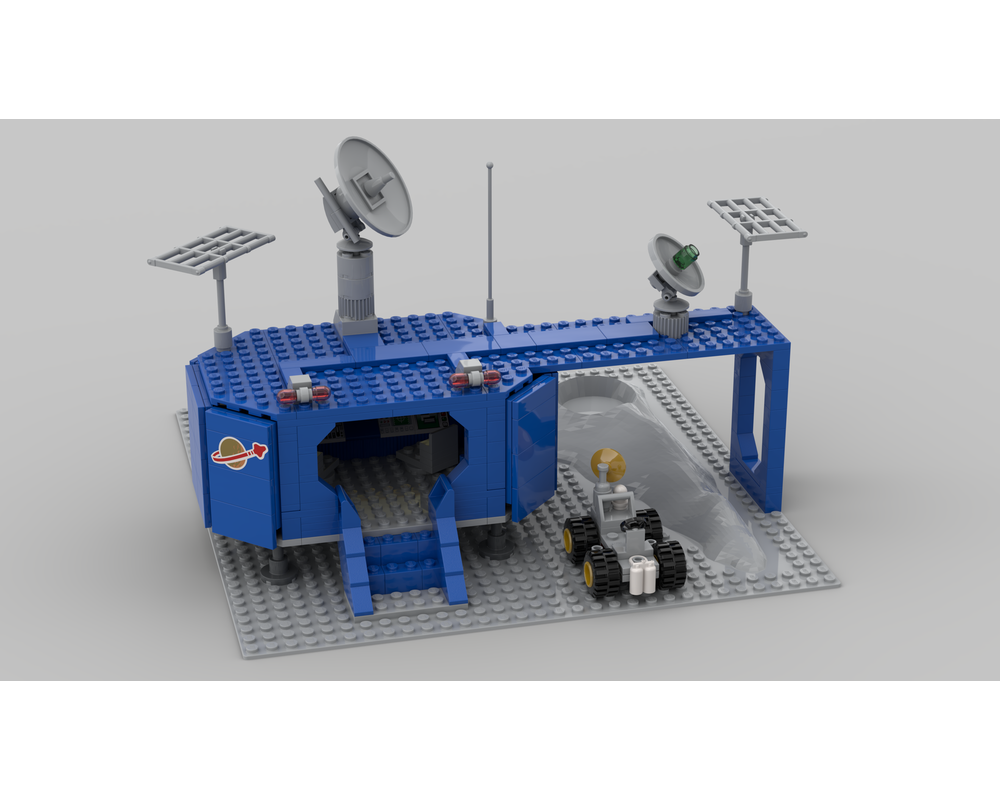 LEGO MOC Remake-493: Space Command Center by HeatproofNut | Rebrickable ...