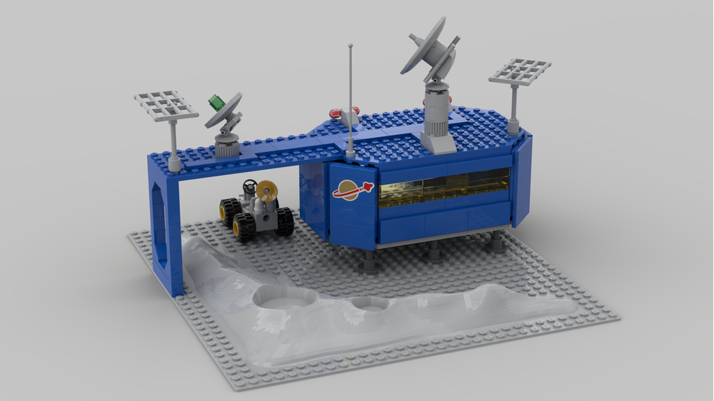 Lego Moc Remake 493 Space Command Center By Heatproofnut Rebrickable