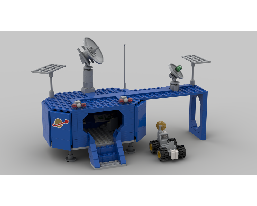 Lego Moc Remake 493 Space Command Center By Heatproofnut Rebrickable