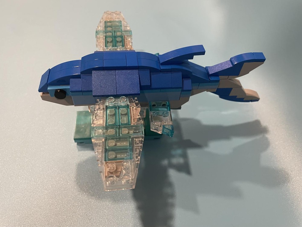 LEGO MOC Flying Fish Model by legoartist808 | Rebrickable - Build with LEGO