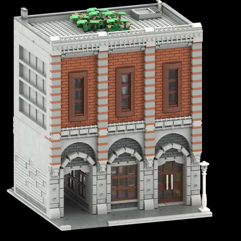 LEGO MOC Post Office by N.BrickMOCs | Rebrickable - Build with LEGO
