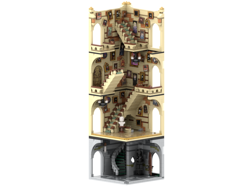 LEGO MOC The Grand Staircase 1/2 by Fancy Bricks | Rebrickable - Build ...
