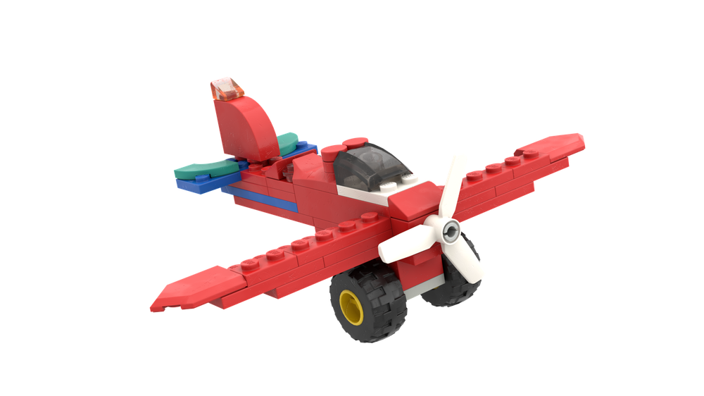 LEGO MOC 11020 - Prop Plane by fudgez | Rebrickable - Build with LEGO