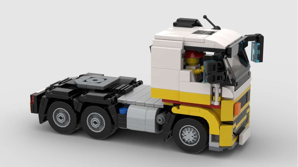 LEGO MOC Volvo Shell Tank Truck by doppiopug | Rebrickable - Build with ...