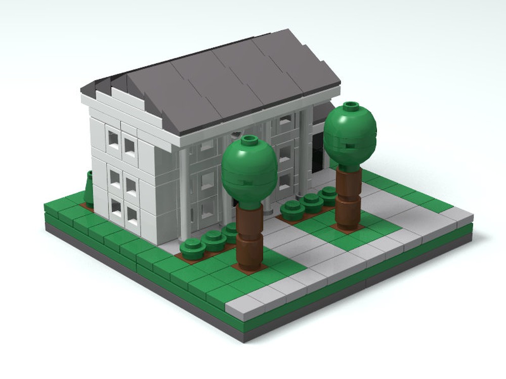 LEGO MOC Colonial Nano House (2) by Turbo8702 | Rebrickable - Build ...
