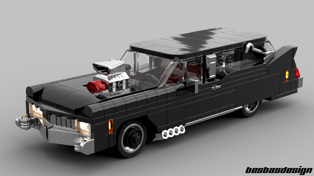 LEGO MOC Cadillac Hearse by besbasdesign | Rebrickable - Build with LEGO