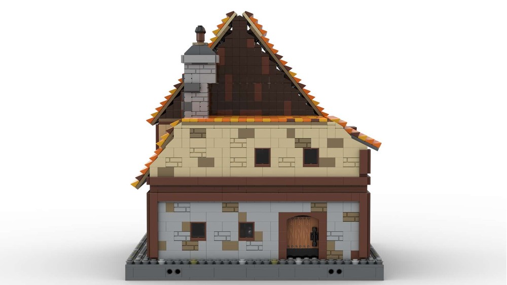 Lego Moc Modular Medieval Stores By Tatay Rebrickable Build With Lego