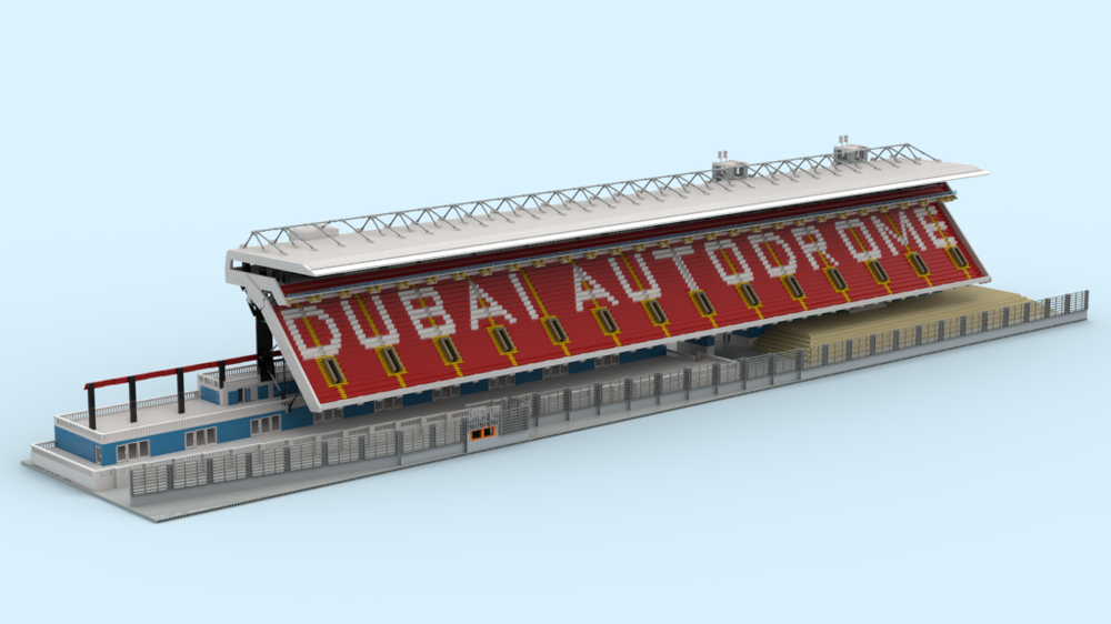 LEGO MOC Dubai Autodrome Grandstand by blues-lego | Rebrickable - Build ...