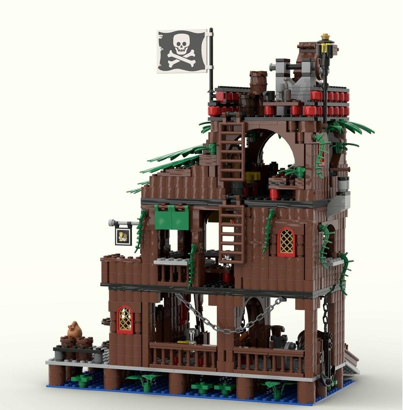 LEGO MOC Pirate tavern (built in the style of the 90s) by Massenzio ...