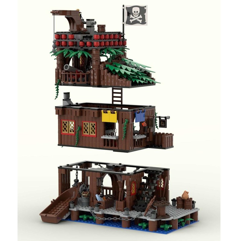 LEGO MOC Pirate tavern (built in the style of the 90s) by Massenzio ...