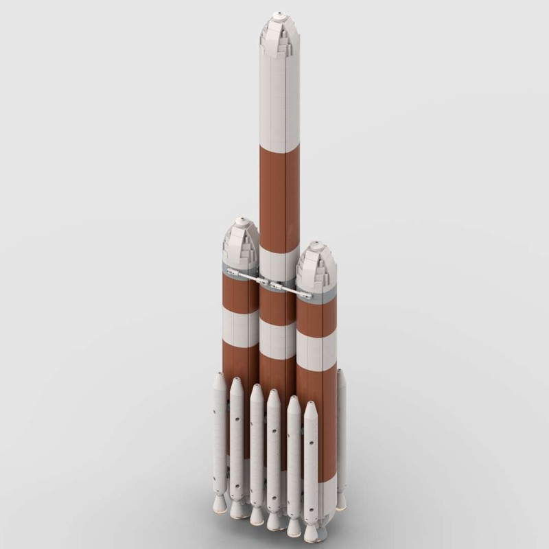 LEGO MOC Delta IV HLV GEM by JAW0323 | Rebrickable - Build with LEGO