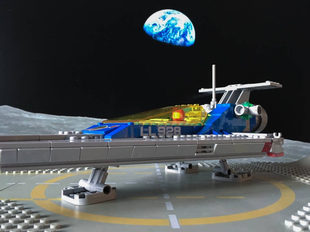 Lego Moc Space Transporter Ll918 Deluxe By Pionline Rebrickable