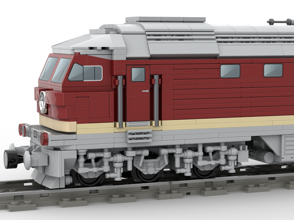 Lego Moc Diesel Locomotive Br132 Version 2 By Langemat Rebrickable