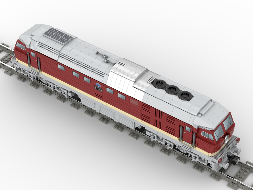 LEGO MOC Diesel Locomotive BR132 (version 2) by langemat | Rebrickable ...