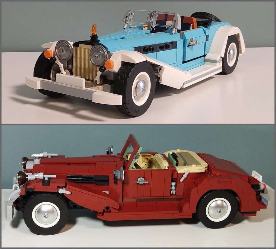 LEGO MOC 30's Roadsters by Kirvet | Rebrickable - Build with LEGO