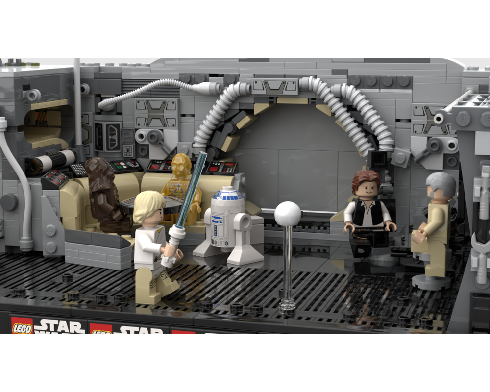 LEGO MOC Luke's First Force Training by RichRob80 | Rebrickable - Build ...