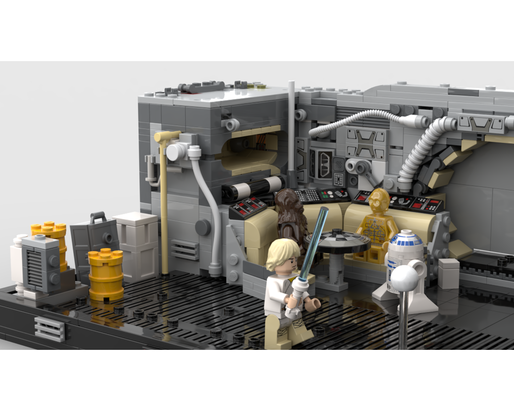 LEGO MOC Luke's First Force Training by RichRob80 | Rebrickable - Build ...