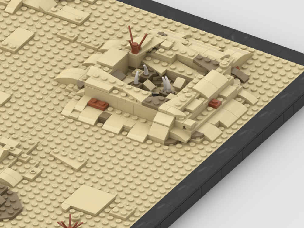 Lego Moc Tatoine Landscape By Paulojorgeramos Rebrickable Build
