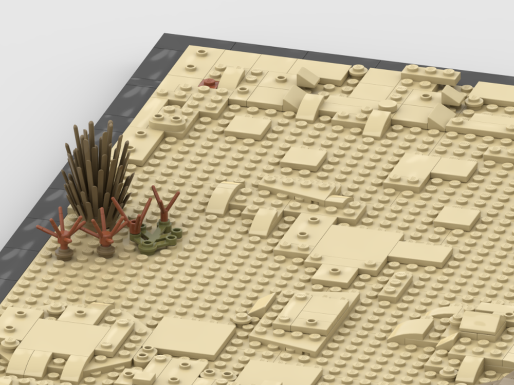 Lego Moc Tatoine Landscape By Paulojorgeramos Rebrickable Build