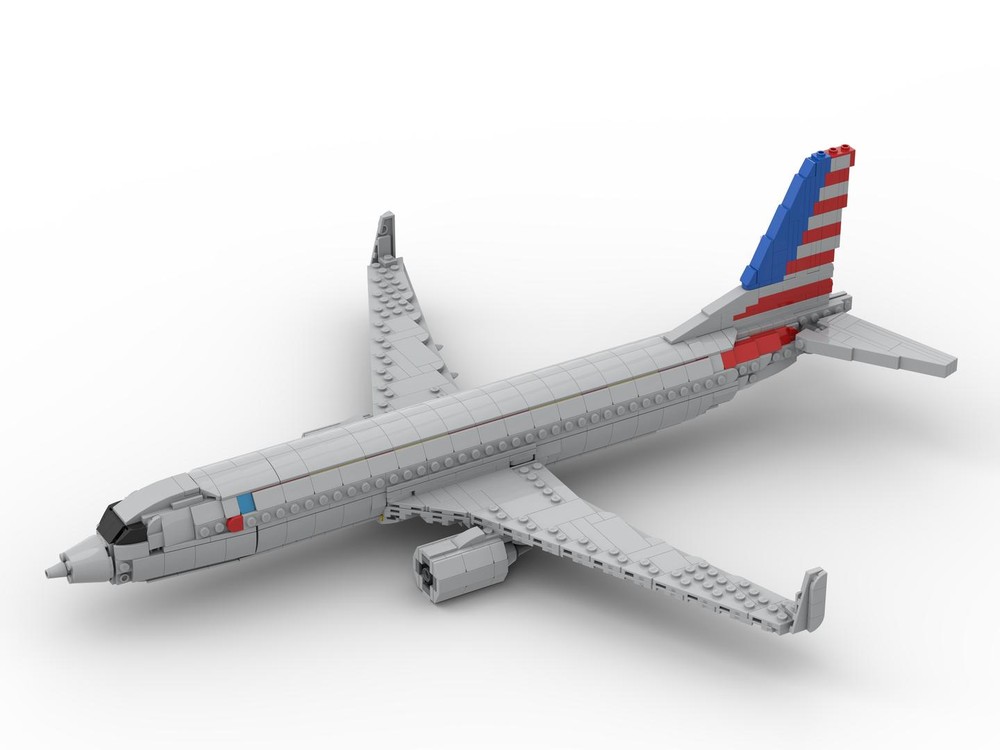 LEGO MOC Boeing 737 - American Airlines (Building instructions only) by ...