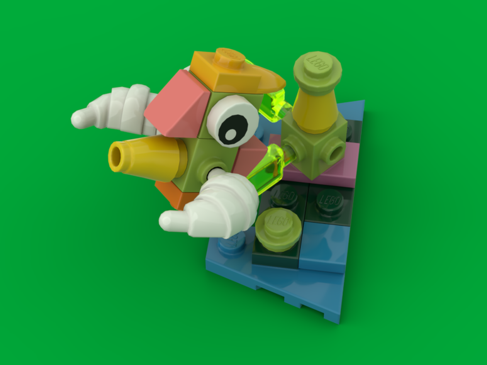 LEGO MOC 30548 - small bird and plant by JusTiCe8 | Rebrickable - Build ...