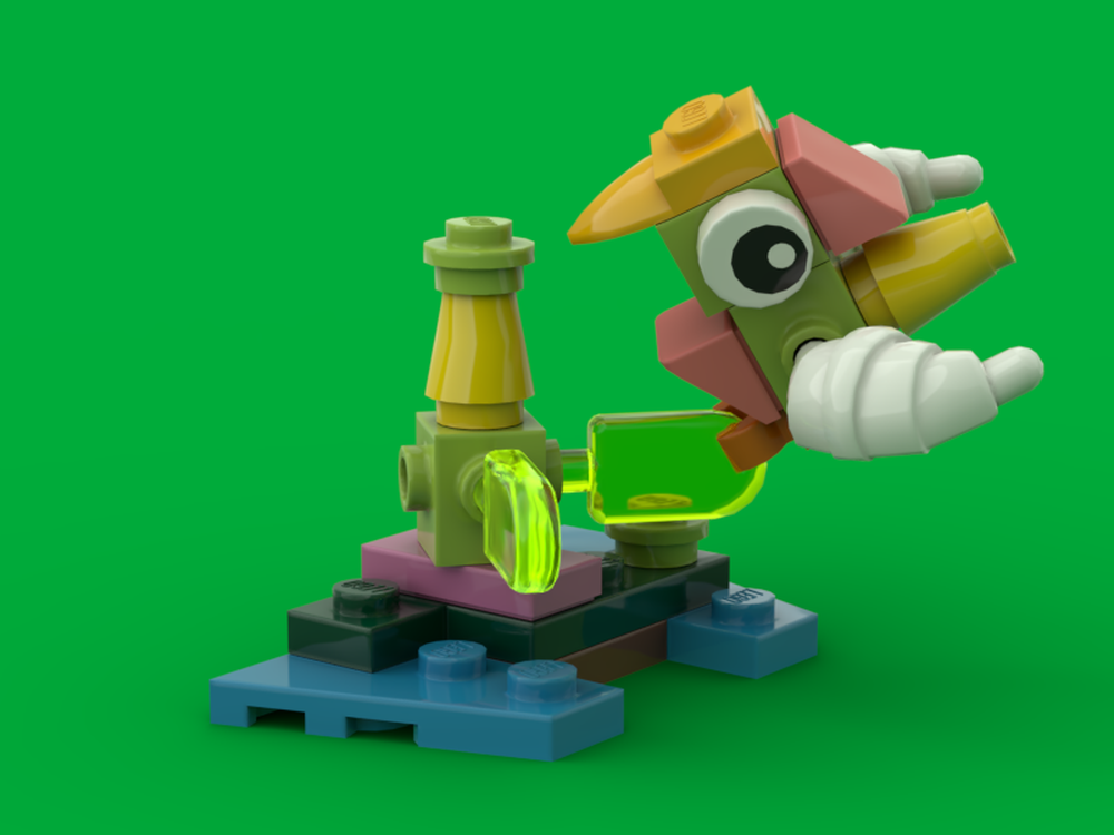 LEGO MOC 30548 - small bird and plant by JusTiCe8 | Rebrickable - Build ...