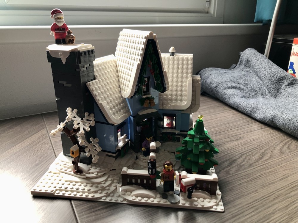 LEGO MOC Santa's Visit - how to attach to a baseplate by ForelockMocs ...