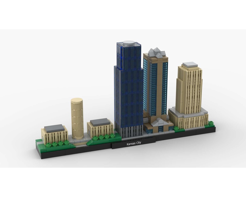 LEGO MOC Kansas City Skyline by GreatToBeGary | Rebrickable - Build ...