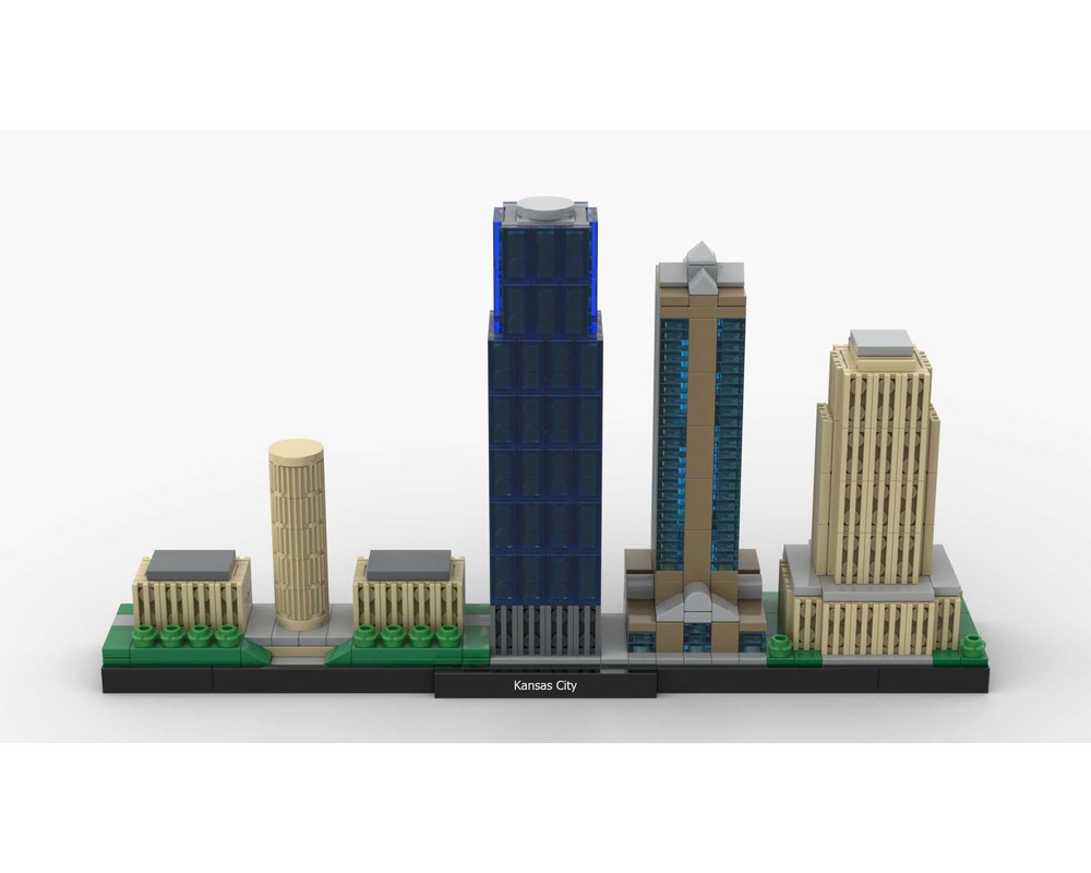LEGO MOC Kansas City Skyline by GreatToBeGary | Rebrickable - Build ...