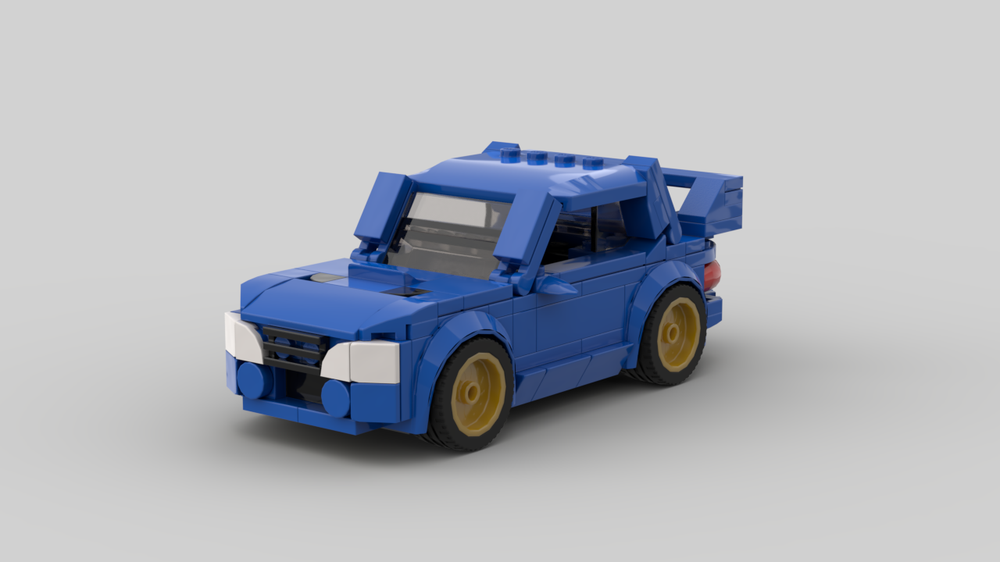 LEGO MOC Subaru Impreza 22B by Brickster_Quickster | Rebrickable ...