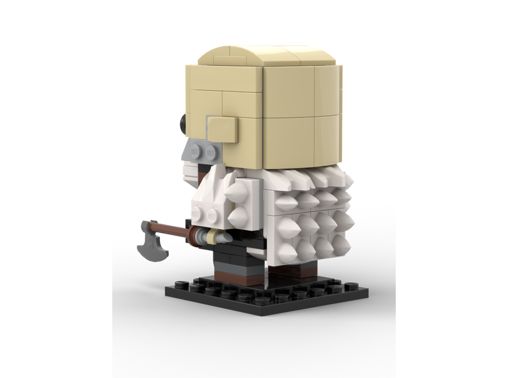 Lego Moc Vikings Old Man Brickheadz By Togemini Rebrickable