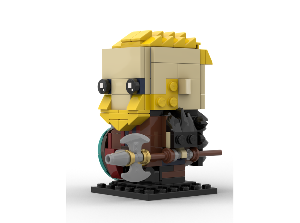 LEGO MOC Vikings - Male Warrior v1 - Brickheadz by togemini ...