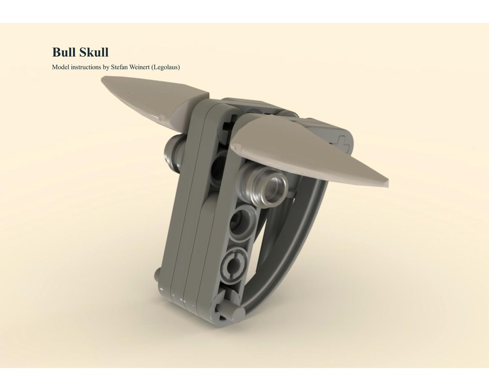 LEGO MOC Bull Skull by legolaus | Rebrickable - Build with LEGO