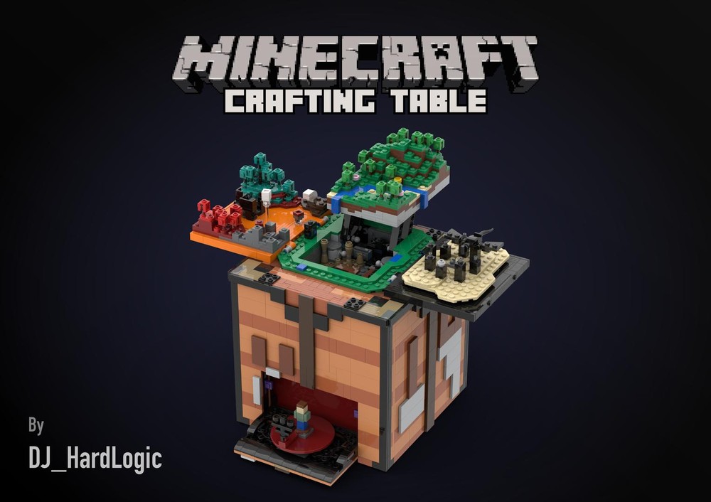 LEGO MOC Minecraft Crafting Table by DJ_HardLogic | Rebrickable - Build ...
