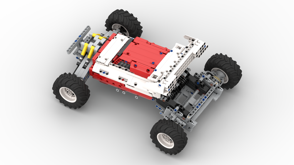 Lego Moc Wide Truggy Mk1 By Lixander A Rebrickable Build With Lego