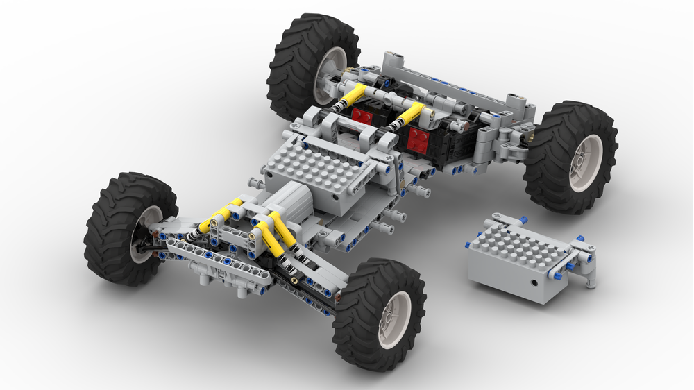 Lego Moc Wide Truggy Mk1 By Lixander A Rebrickable Build With Lego